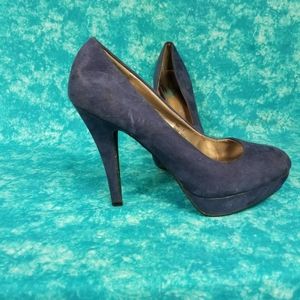 Maurices | Shoes | Maurices Blue Suede Pumps | Poshmark